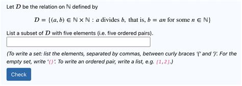 Solved Let A A B C And B A B D Write Out The Set AB Chegg Com