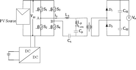 Figure 1 From Lclc Resonant Converter For Solar Pv To Grid Application Semantic Scholar