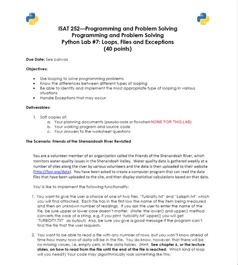 Solved Isat 252—programming And Problem Solving Programming