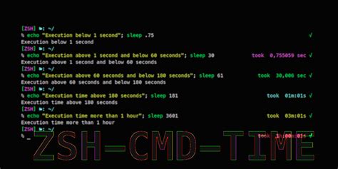 Github Tomfromberlinzsh Cmd Time Display Of The Execution Time For