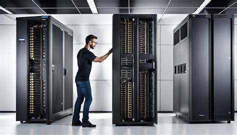 Engineer Deploying A Software Update Across Server Infrastructure Premium Ai Generated Image