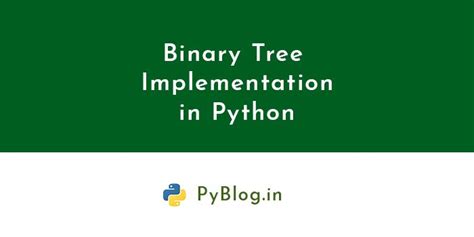 Binary Tree Data Structure In Python Binary Tree Data Structures Binary