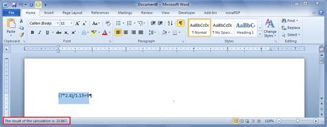 Using The Calculate Feature In Microsoft Word Ibruk Consulting