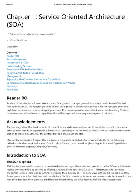 pdf chapter 1 service oriented architecture soa toni marko