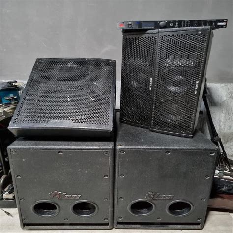 Sistema De Som Attack Pa Line Array Retorno Ativo Em Brasilia