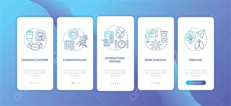 Conceptual Mobile App Onboarding Screen For Biohacking Tips Vector Mockup Phone Onboarding
