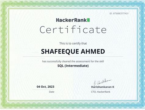 Certificationcomplete Newskillsunlocked Sql Shafeeque Ahmed