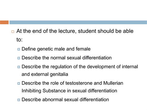 Sex Differentiation Pptx Reproductive Health Diseases And Conditions