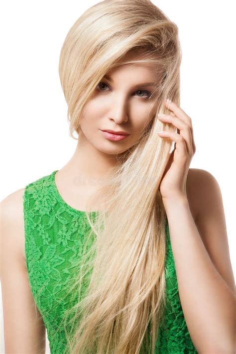 Portret Pi Kna Blondynki Kobieta Obraz Stock Obraz Z O Onej Z Doros Y Romantyczny