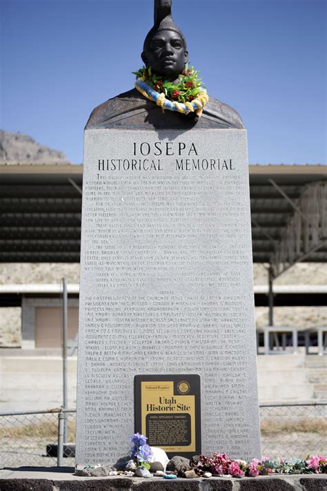 Pacific Islanders Celebrate Cultural Heritage At Iosepa Memorial The