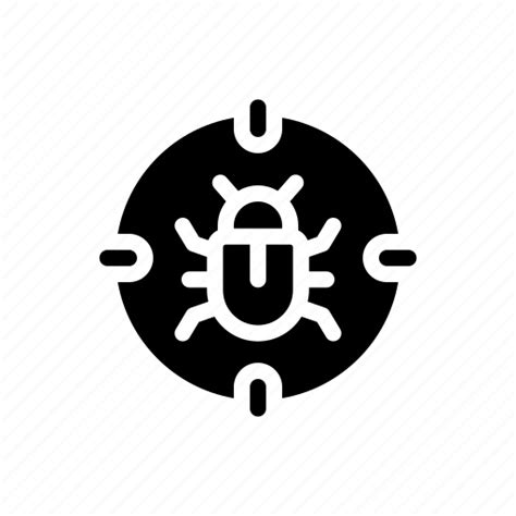 Target Antivirus Malware Detection Bug Icon Download On Iconfinder