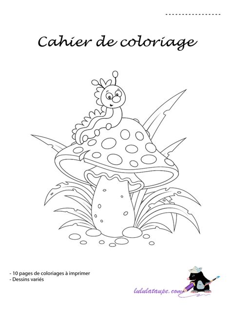 Cahier De Coloriage Pdf