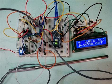 Measuring Temperature Using Pt100 And Arduino Engineering Projects