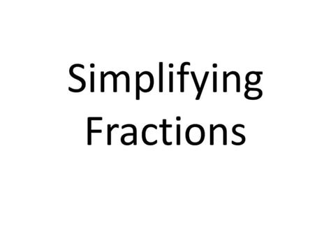 Multiplying Fractions Ppt