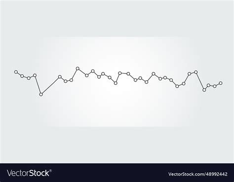 Line Graph Element Modern Simple Chart Royalty Free Vector