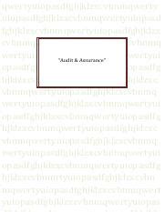 Intrinsic Risks In Audit Assurance Impact On Financial Course Hero