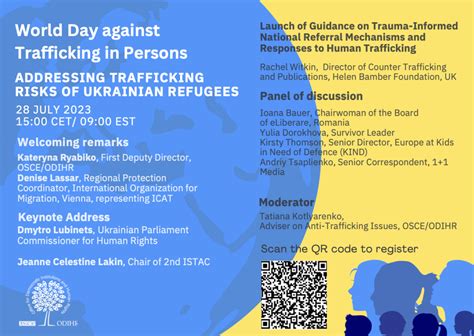 World Day Against Trafficking In Persons Addressing Trafficking Risks