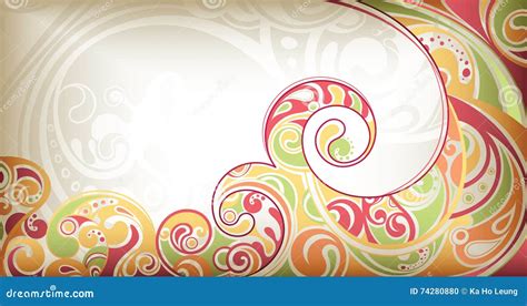 Abstract Curve Background Stock Illustration Illustration Of Scroll