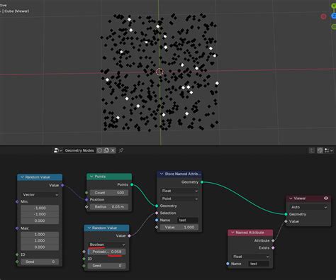 How To Select N Amount Of Random Points With Geometry Nodes Modeling