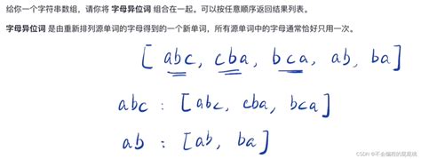 2字母异位词分组 Csdn博客