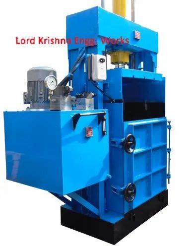 0-30 ton 7.5 Hp Hydraulic Bailing Machine, Horizontal, 20-35 Kg at ...