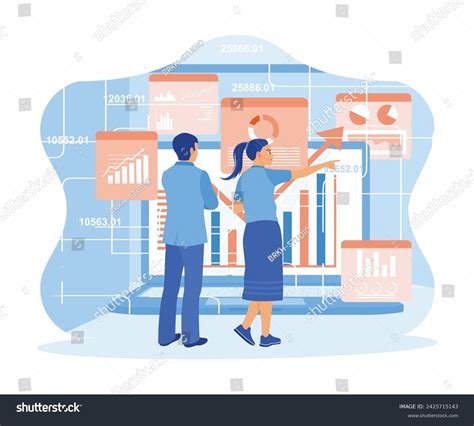 Data Science Business Analysis Strategy Big Stock Vector Royalty Free 2425715143 Shutterstock