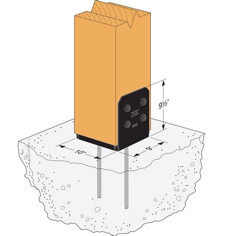 Simpson Strong Tie Apvb1010r Outdoor Accents With Required Fasteners Fasteners Plus