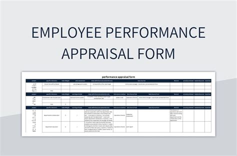 Self Appraisal Report Exle