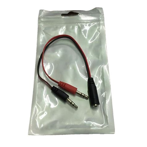 RICH HL Audio Splitter Mm Female To Male Headphone Mic Audio Splitter Jack Cable Headset