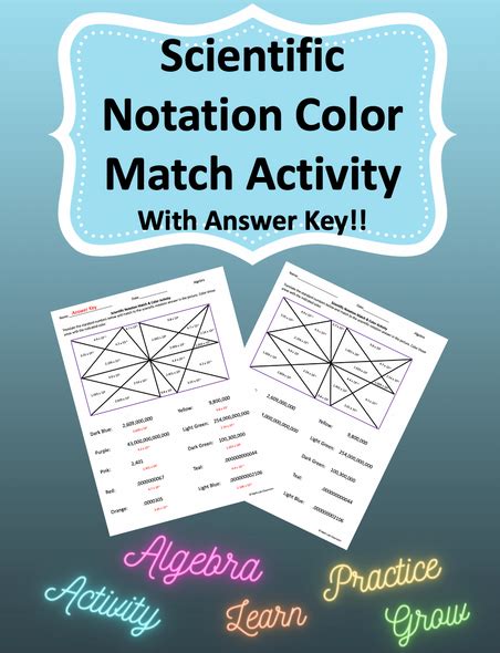 Free Scientific Notation Coloring Worksheet Download Free Scientific Notation Coloring