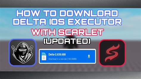 How To Download Delta Ios Executor With Scarlet Updated Youtube