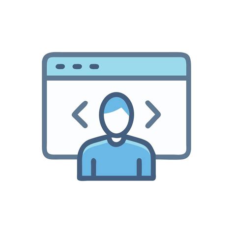 Web Developer Icon Web Design Coding Programming Concept 65320032 Vector Art At Vecteezy