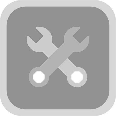 Spanner Flat Round Corner Icon Design 43922014 Vector Art At Vecteezy
