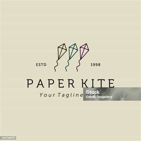 연 로고 벡터 일러스트 레이 션 디자인 종이 연 크리에이티브 아이콘 로고 플라잉 카이트 로고 컨셉 영감 개념에 대한 스톡 벡터 아트 및 기타 이미지 Istock