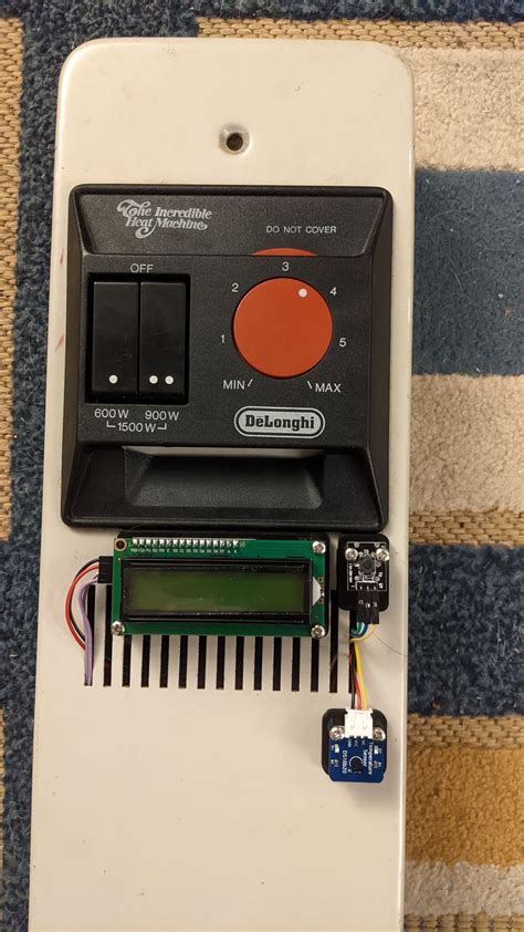 I Finally Decided To Install An Arduino In Our Space Heater From 1985 R Arduino