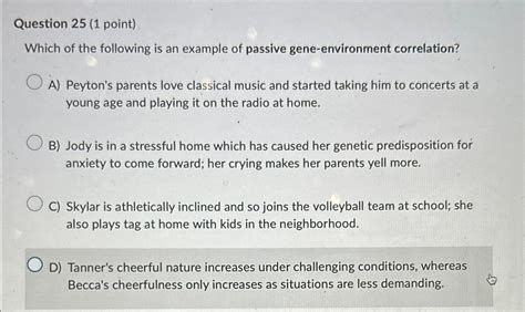 Solved Question 25 1 ﻿pointwhich Of The Following Is An