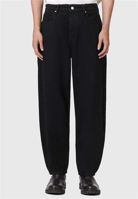 Allsaints Curve Baggy Jeans Washed Black Black Zalando