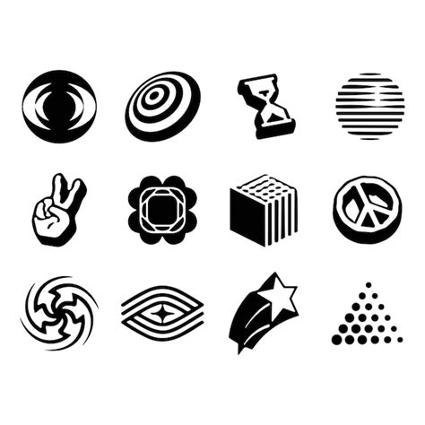 Premium Vector Brutalist Abstract Geometric Shapes And Grids