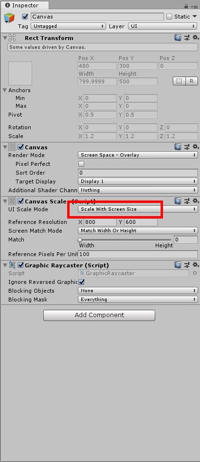 uGUIを使ってUIを作る Unityでゲームを作ろう