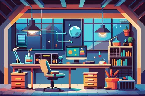 Premium Vector Lab Space For Coding And Programming Exercises Vector