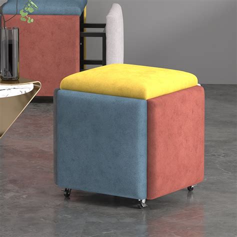 In Sofa Stool Can Store Stacked Stools X Cm Space Saving Multi Function Storage Rubik S