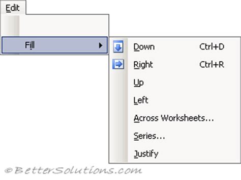 Excel Cells Ranges Auto Fill