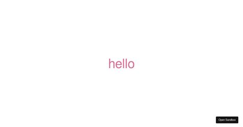 React With Emotion Codesandbox