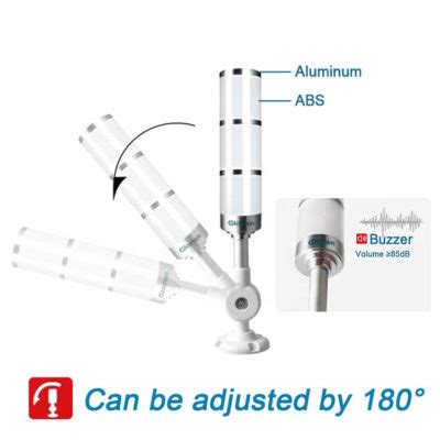 Machine Light LED Colors Indicator V V Warning Light Workshop Machine Signal Buzzer