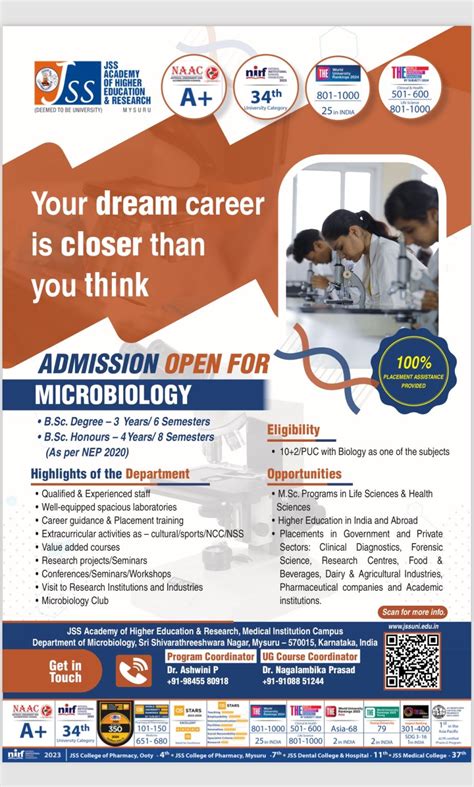 ashwini p on linkedin unlock your future with a bsc in microbiology