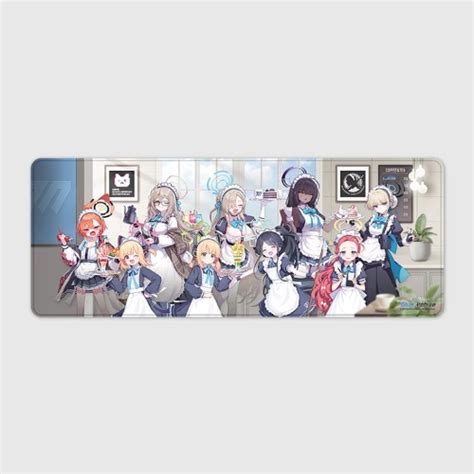 [입고 완료] 블루 아카이브 애니플러스 콜라보 마우스 장패드 Ld 블아 블루아카 공굿 공식 굿즈 도키도키굿즈