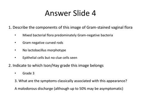 Ppt Test Your Ability To Read Gram Stained Genital Samples Powerpoint