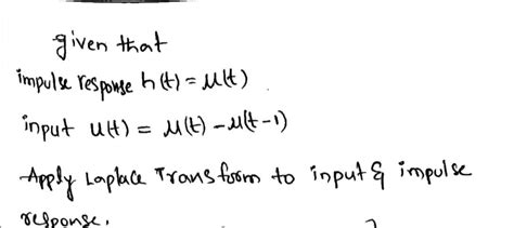 Answered 3 A Linear Time Invariant System Has An Impulse Response H