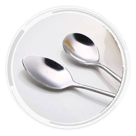 Stainless Steel Small Round Spoon Creative Ice Spoon Dessert Coffee