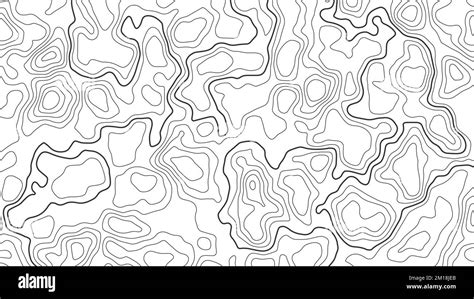 Background Of Contour Topographic Map Abstract Topography And Geography Grid Background